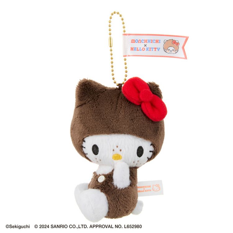 Monchhichi | Monchhichi x Hello Kitty Face or SS Keychain - Hello Kitt ...