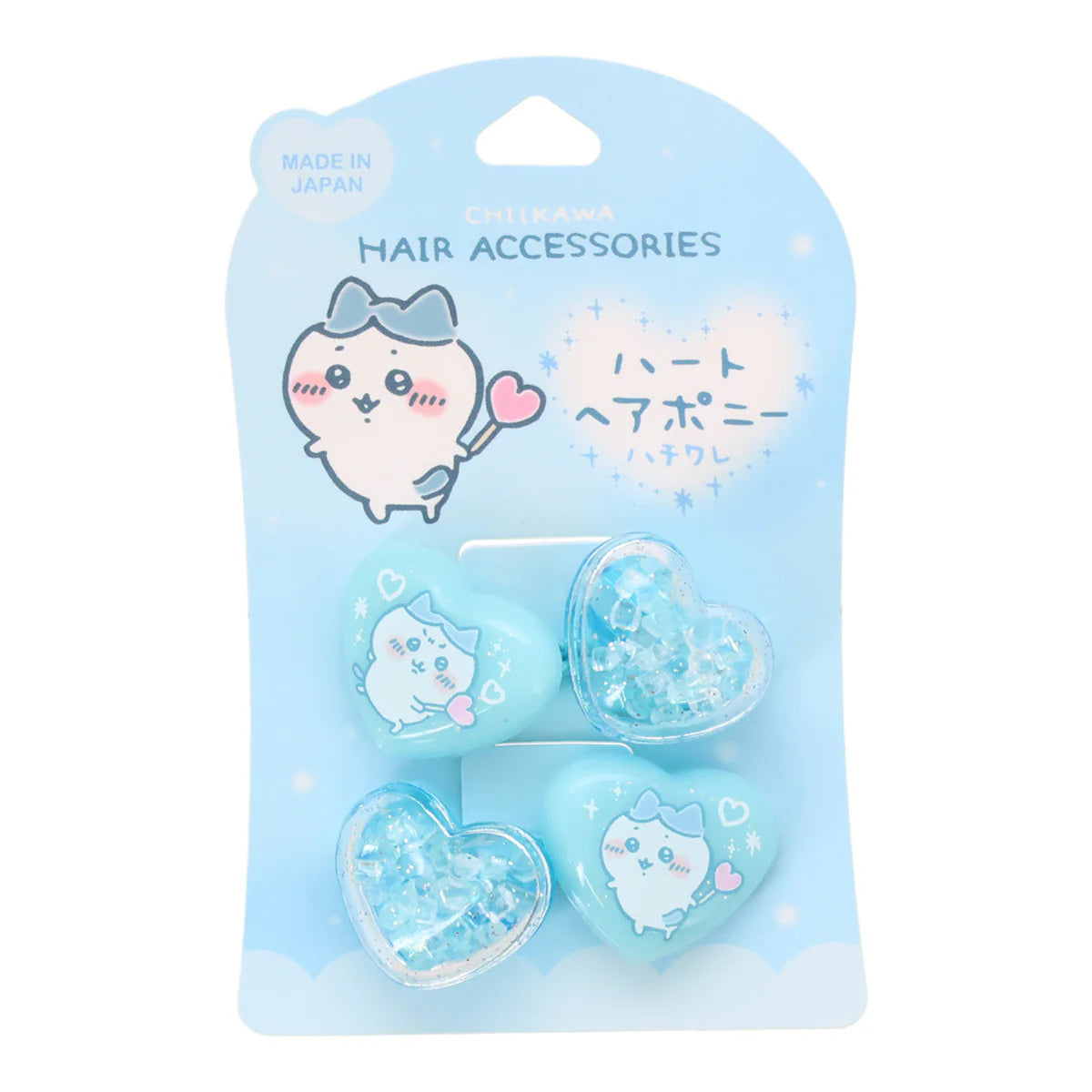 Chiikawa | Chiikawa Heart Hair Pony 2P (Hachiware) – SogoSogo