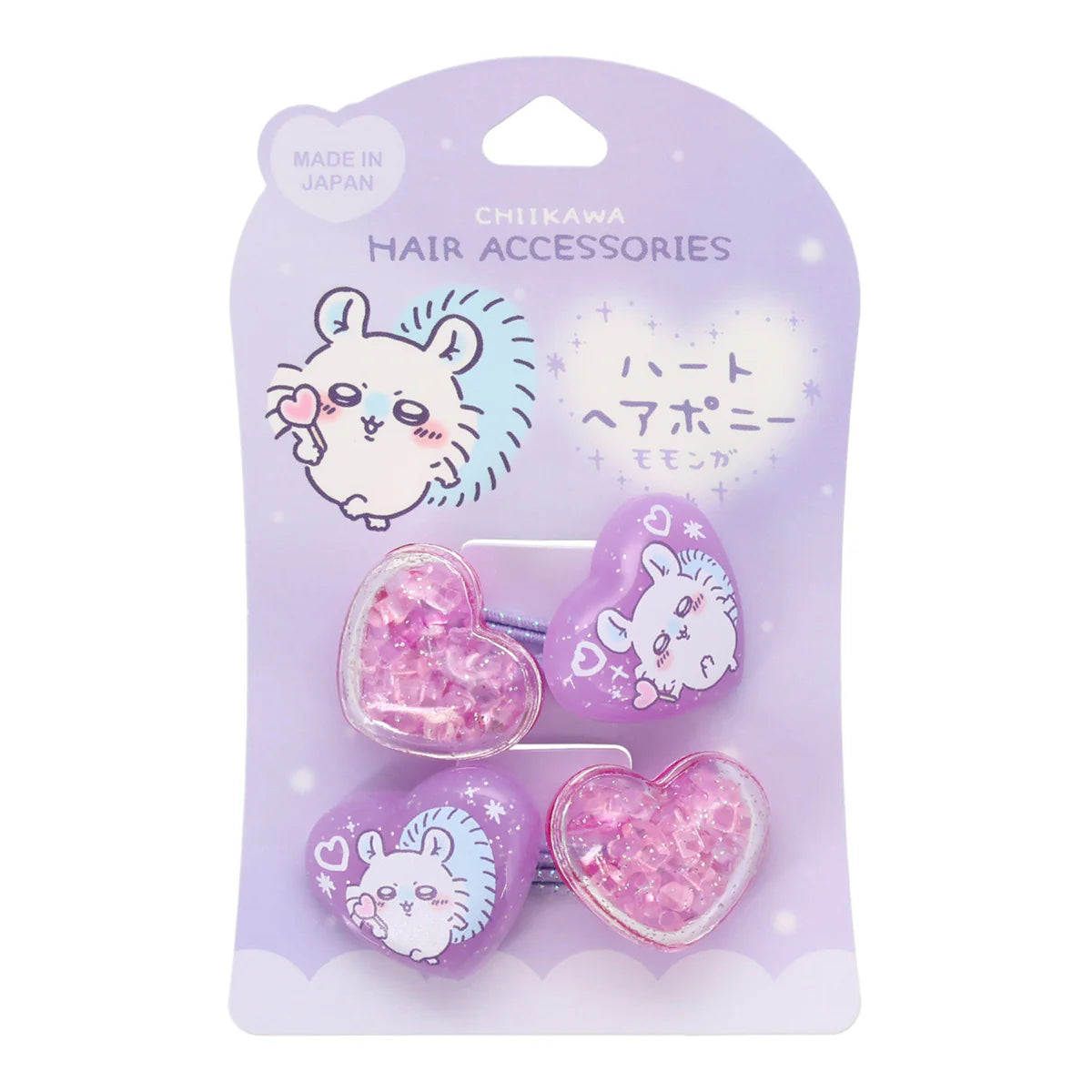 Chiikawa | Chiikawa Heart Hair Pony 2P (Momonga) – SogoSogo
