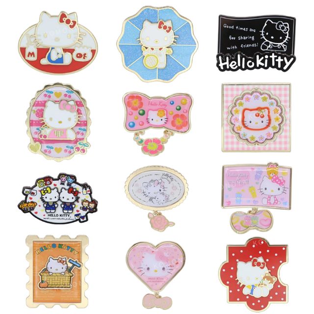 Sanrio | Hello Kitty 50th Anniversary | Hello Kitty Pin Badge Collecti ...