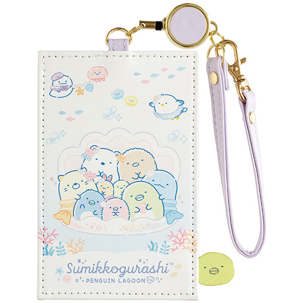 San-X | Sumikko Gurashi Penguin Pass Case With Reel – SogoSogo